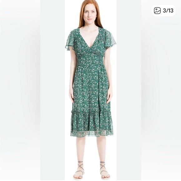 Max Studio | Dresses | Max Studio Green Midi Dress Nwt | Poshmark